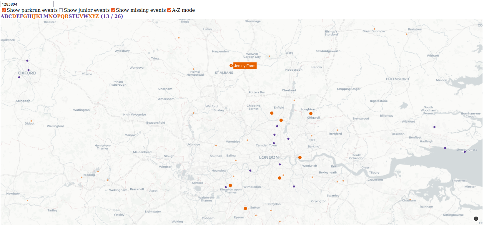 Parkrun Map | ZL Labs Ltd